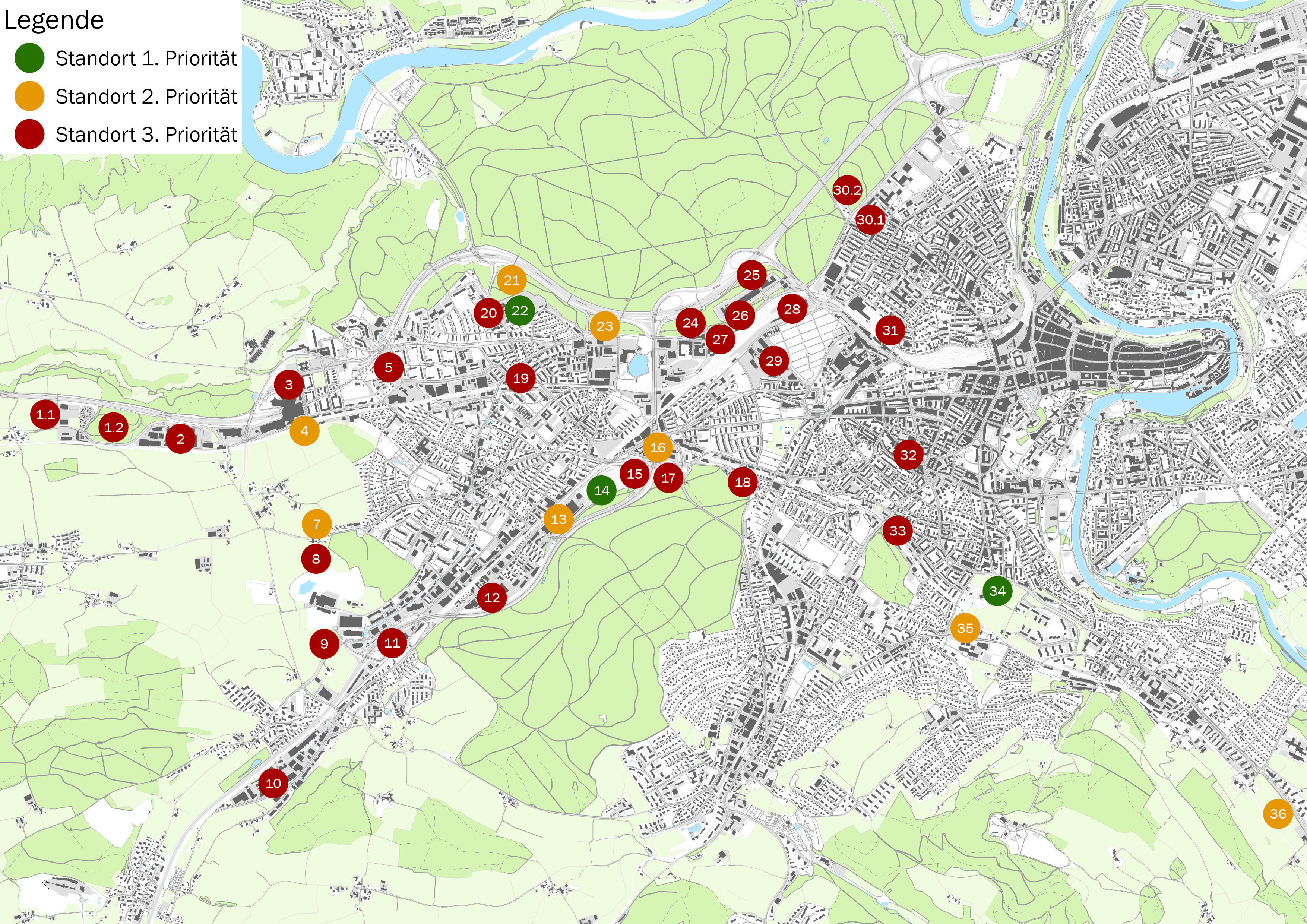 Standortevaluation Tramdepot Stadt Bern